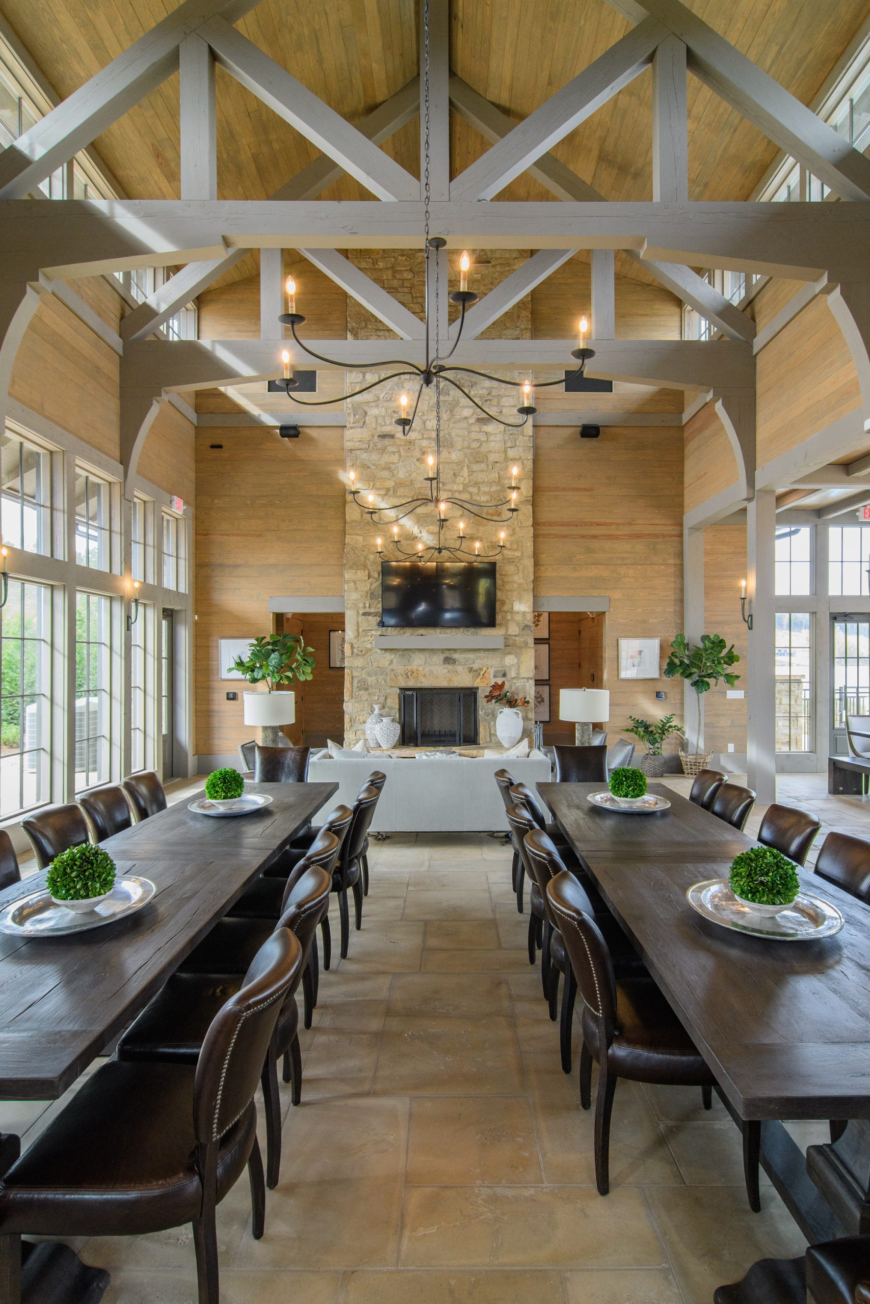 Interior Truss Gallery, Exposed Wood Beams, Heavy Timber, Components