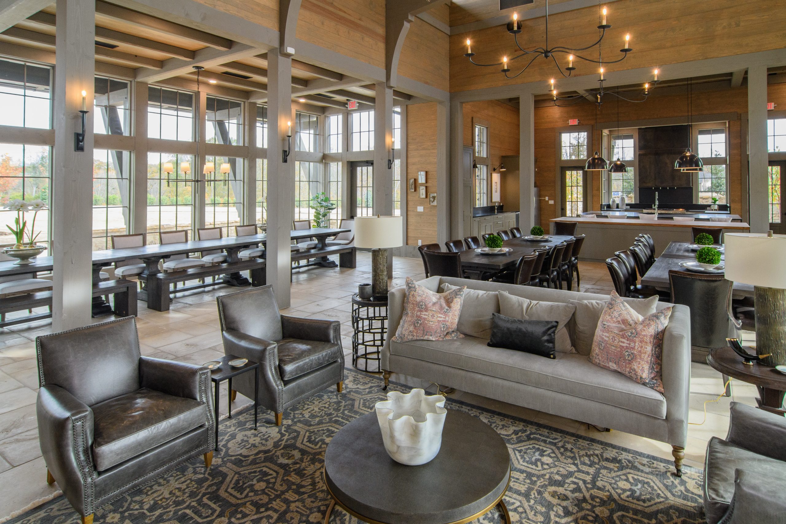 Interior Truss Gallery, Exposed Wood Beams, Heavy Timber, Components