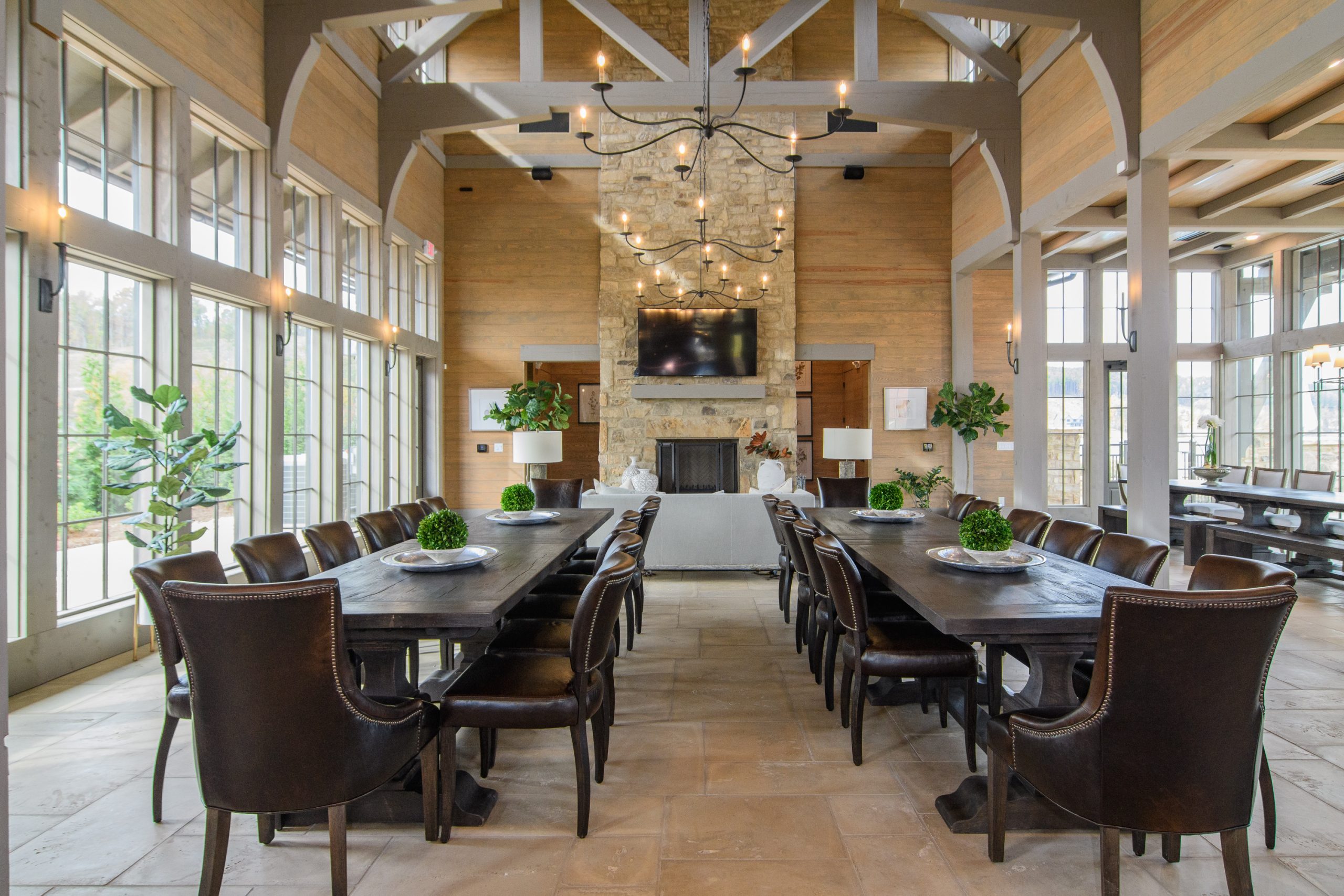 Interior Truss Gallery, Exposed Wood Beams, Heavy Timber, Components